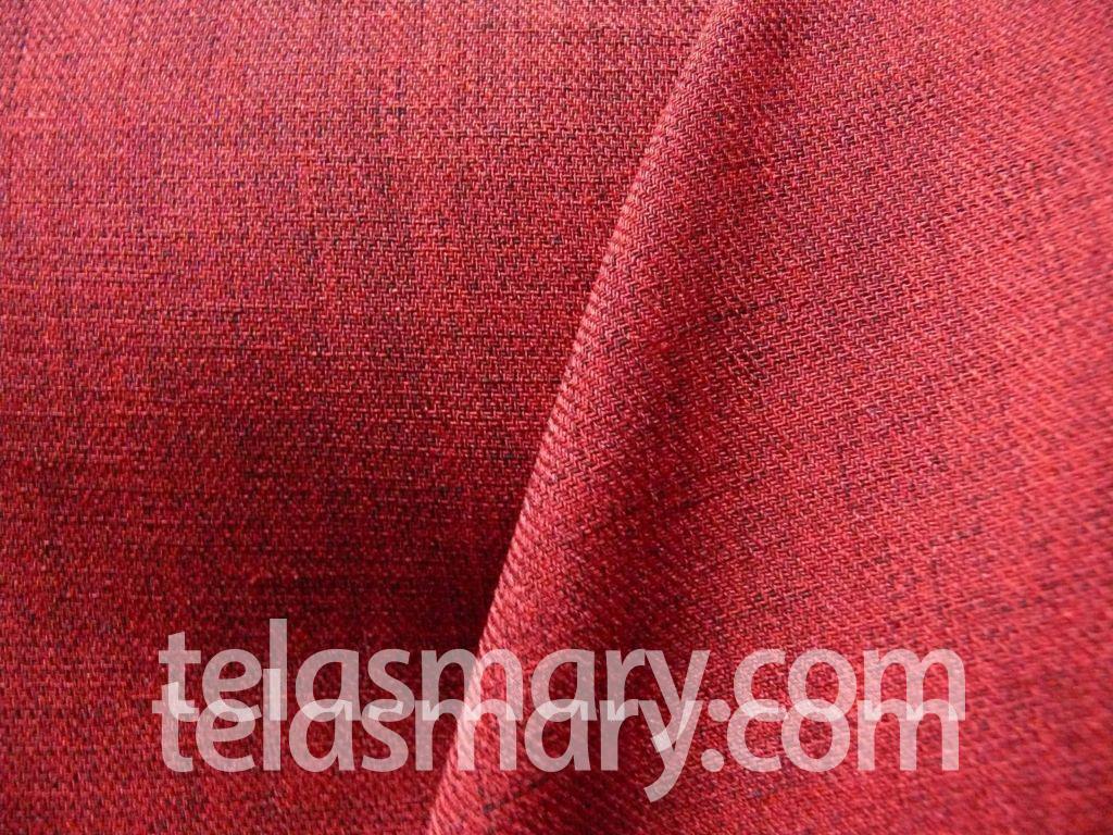 Lino Creppe Rojo Tomate | Telasmary
